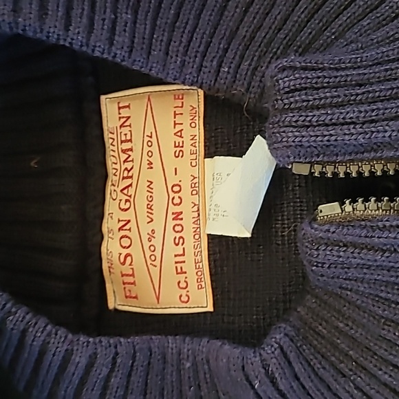 Filson | Sweaters | Filson Full Zip Mens Sweater | Poshmark